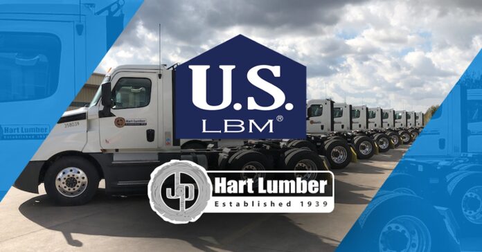 US LBM to acquire J.P. Hart Lumber and Hart Components