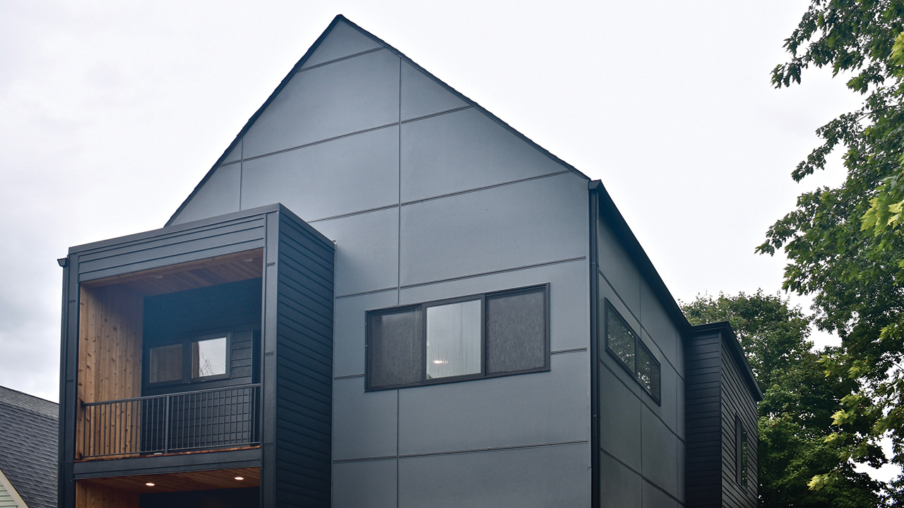 Black Metal Panel Siding Premium Wall Panels ONDA Black