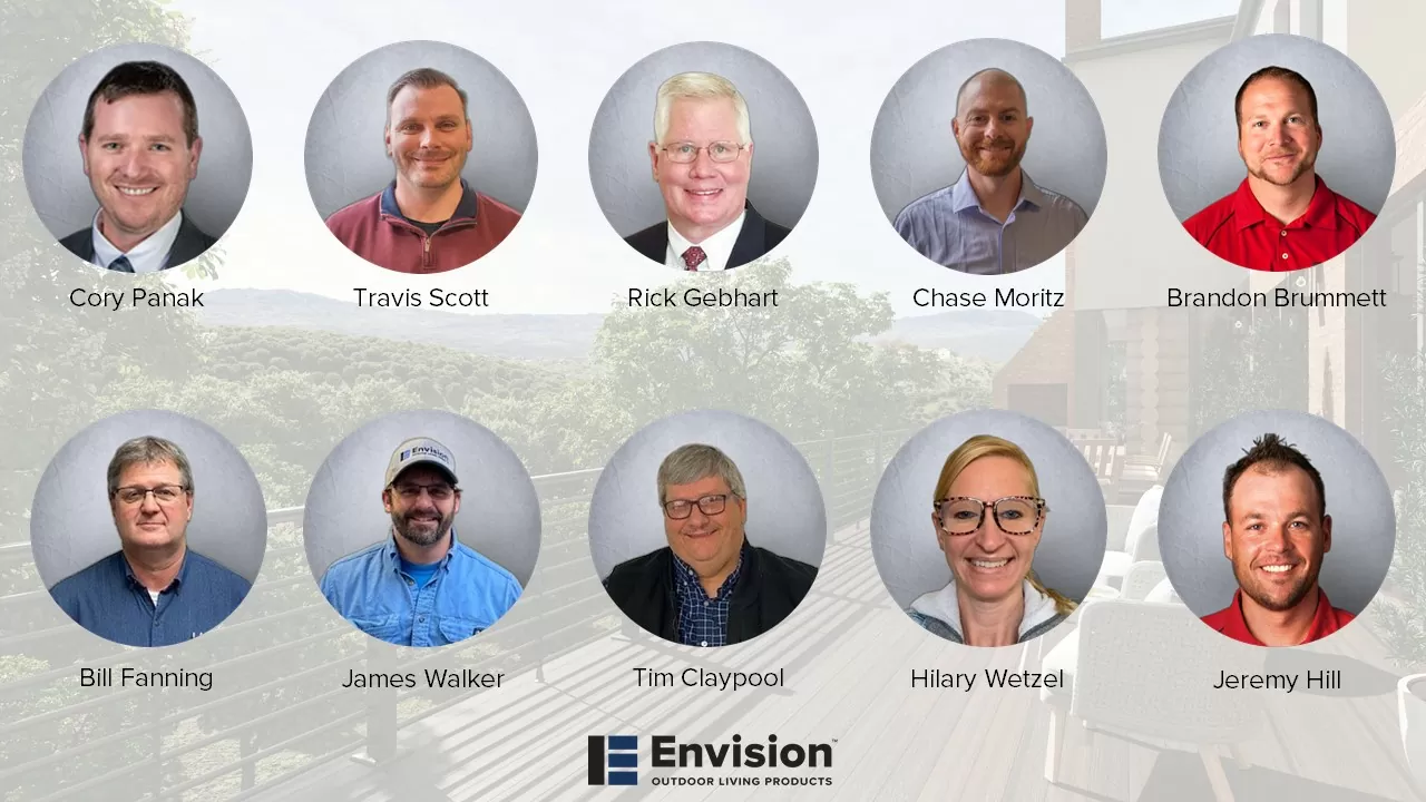 Envision Outdoor Living Products announces leadership team promotions