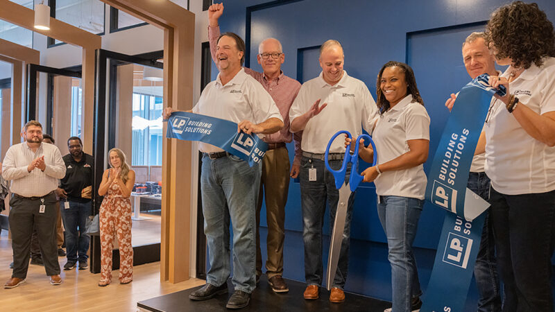 LP Building Solutions celebrates ribbon cutting for new global headquarters