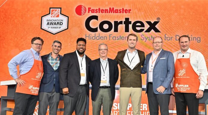 FastenMaster's Cortex system named Home Depot innovation award winner