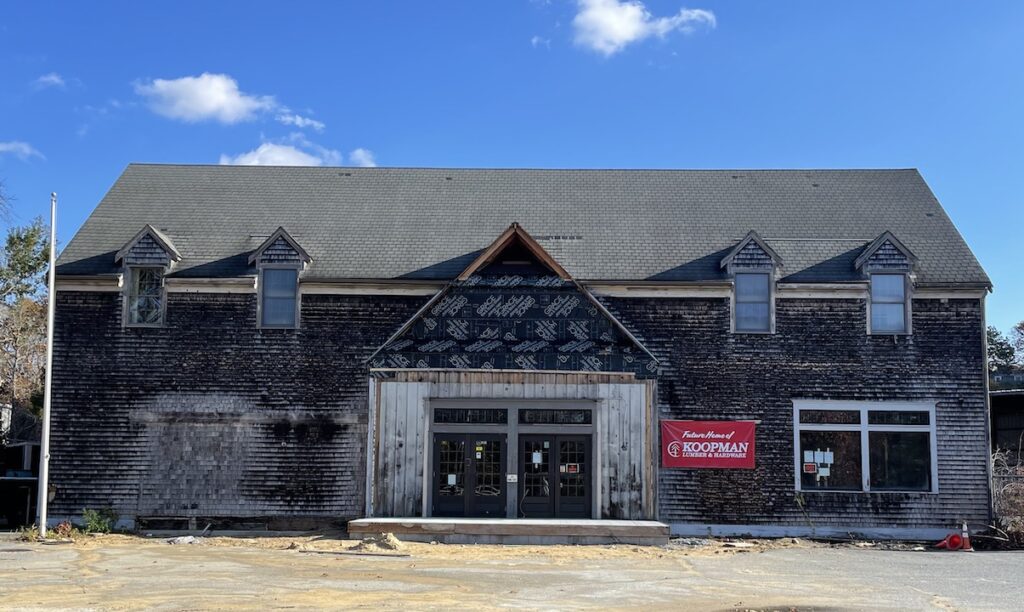New Koopman Lumber location under construction on Cape Cod