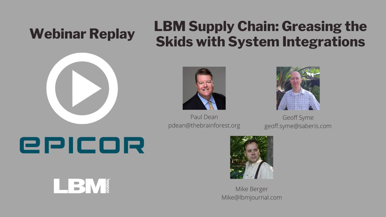 Webinar Replay: LBM Supply Chain: Greasing the Skids with System ...