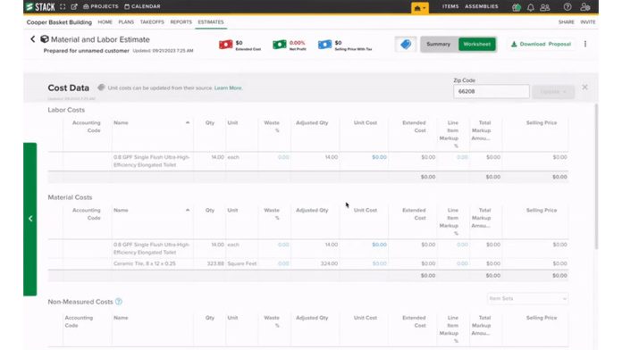 1build partners with STACK, giving contractors real-time cost estimation
