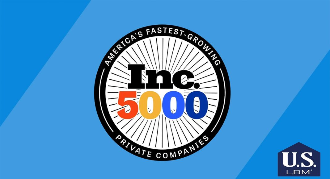 US LBM recognized as one of the fastest-growing private companies in ...