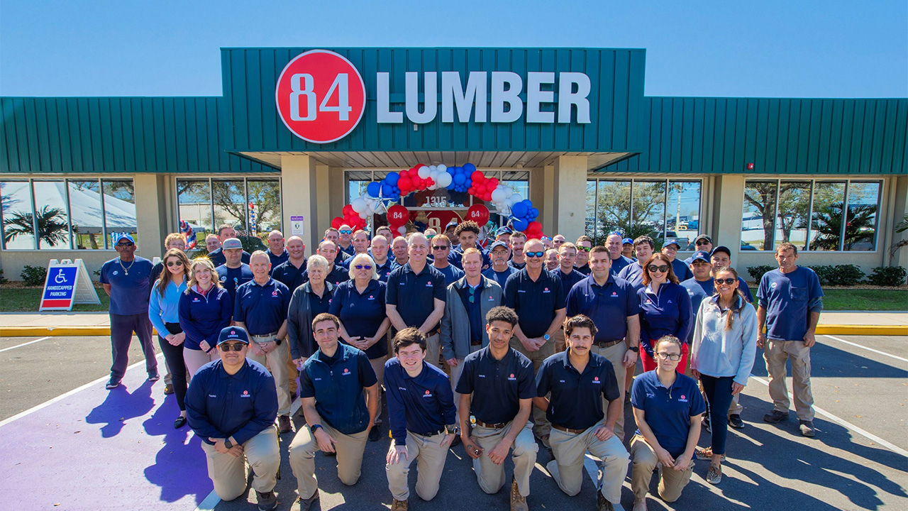 84 Lumber celebrates new, bigger Sarasota, FL location