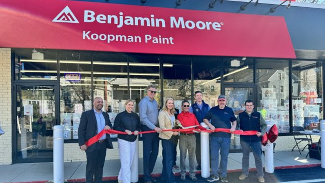 Koopman Lumber marks 1-year anniversary of Uxbridge, MA paint store