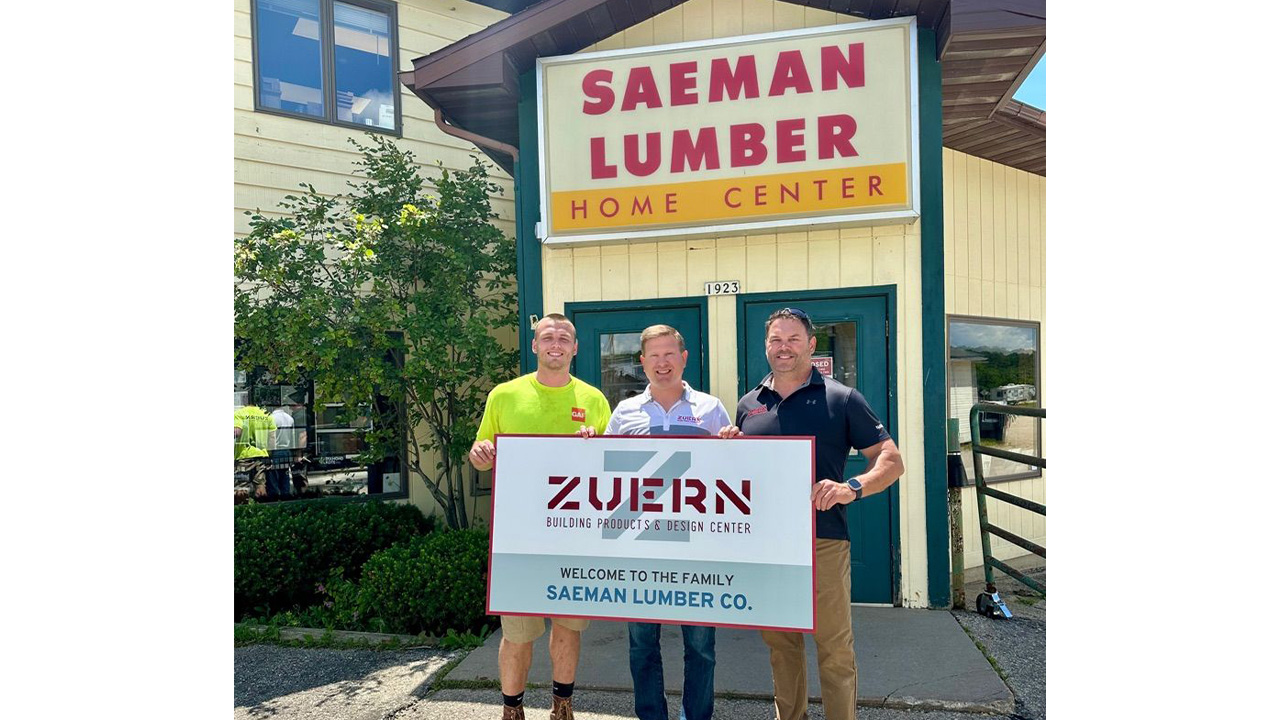 Zuern Building Products acquires Saeman Lumber Company