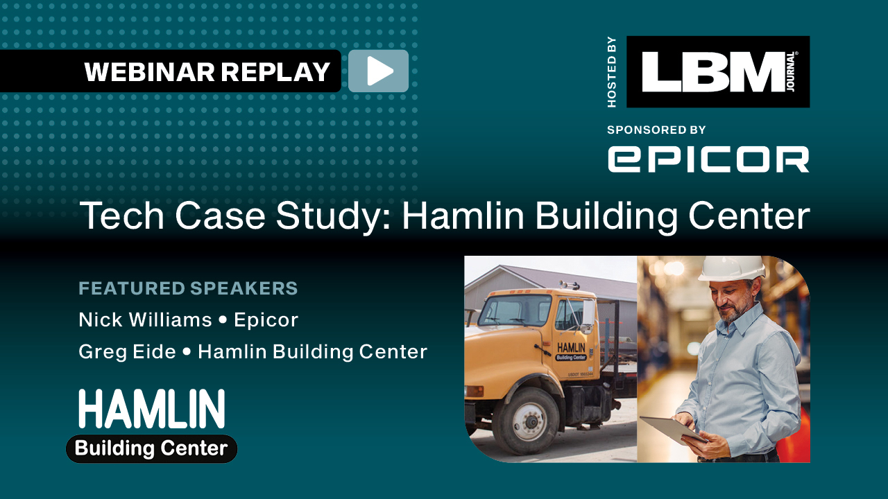 Epicor Tech Case Study: Hamlin Building Center