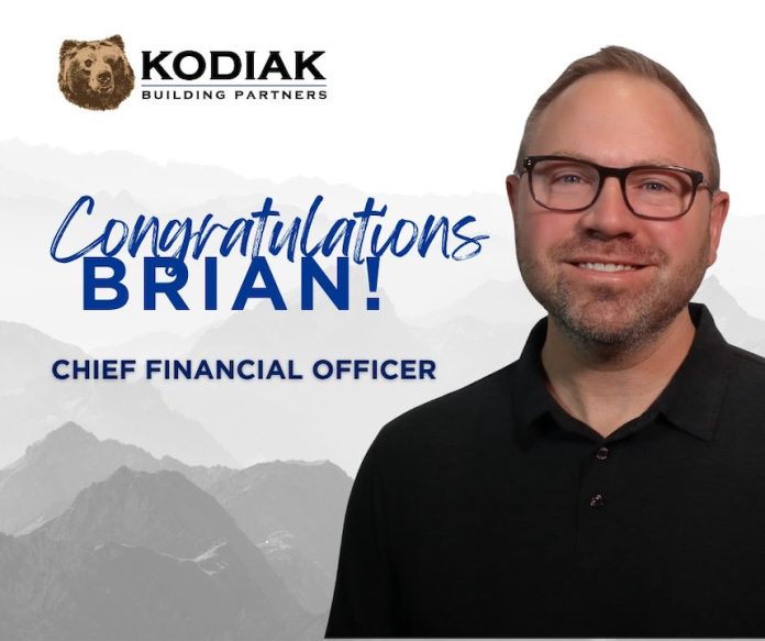 Brian Huss Promoted to Kodiak Building Partners' Chief Financial Officer