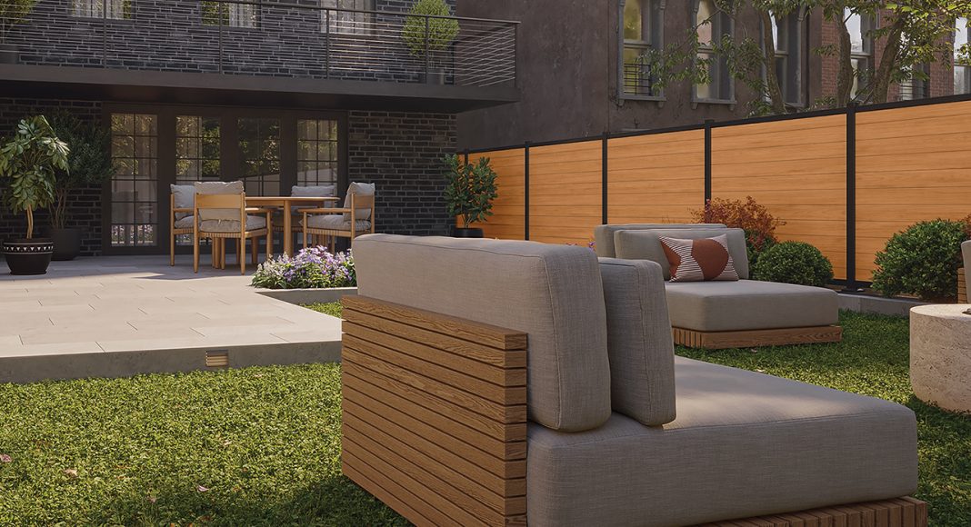 Catalyst™ Riverside Mixed Material Fence Panel: Urban Styling + Low ...