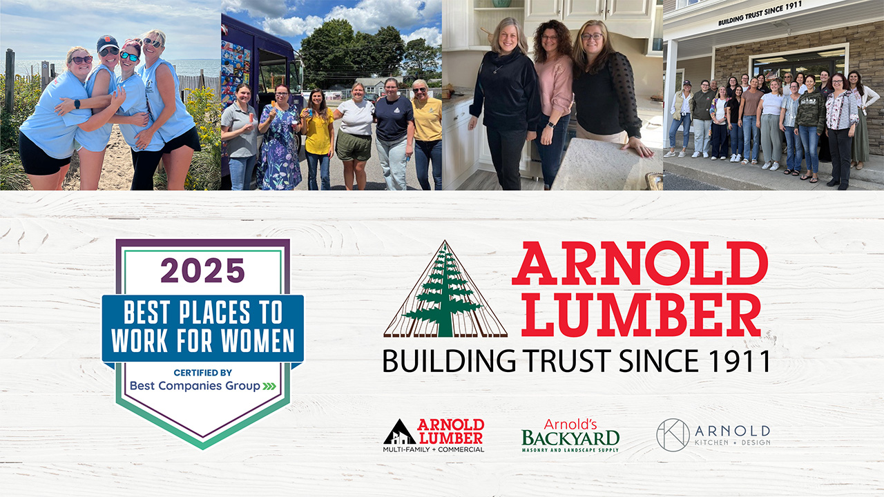Arnold Lumber recognized as a Best Place to Work for Women