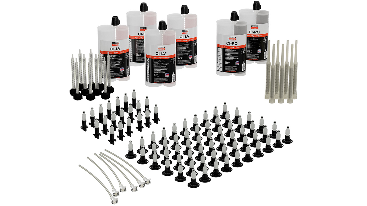 Simpson Strong-Tie launches Concrete Crack Repair Kit