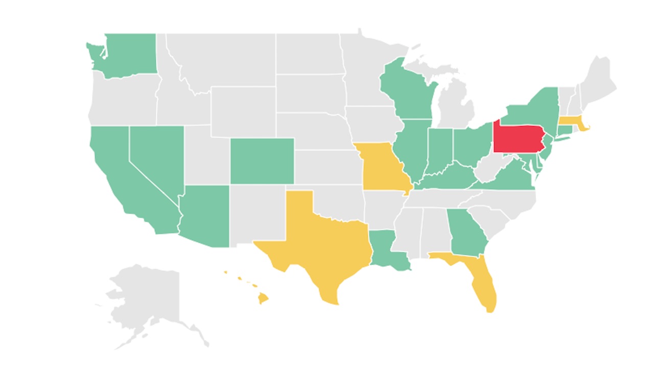 NAHB map highlights COVID-19-related construction exemptions