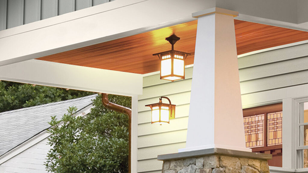 Embossed Woodgrain and Tapered Column Wraps from Royal Building Products