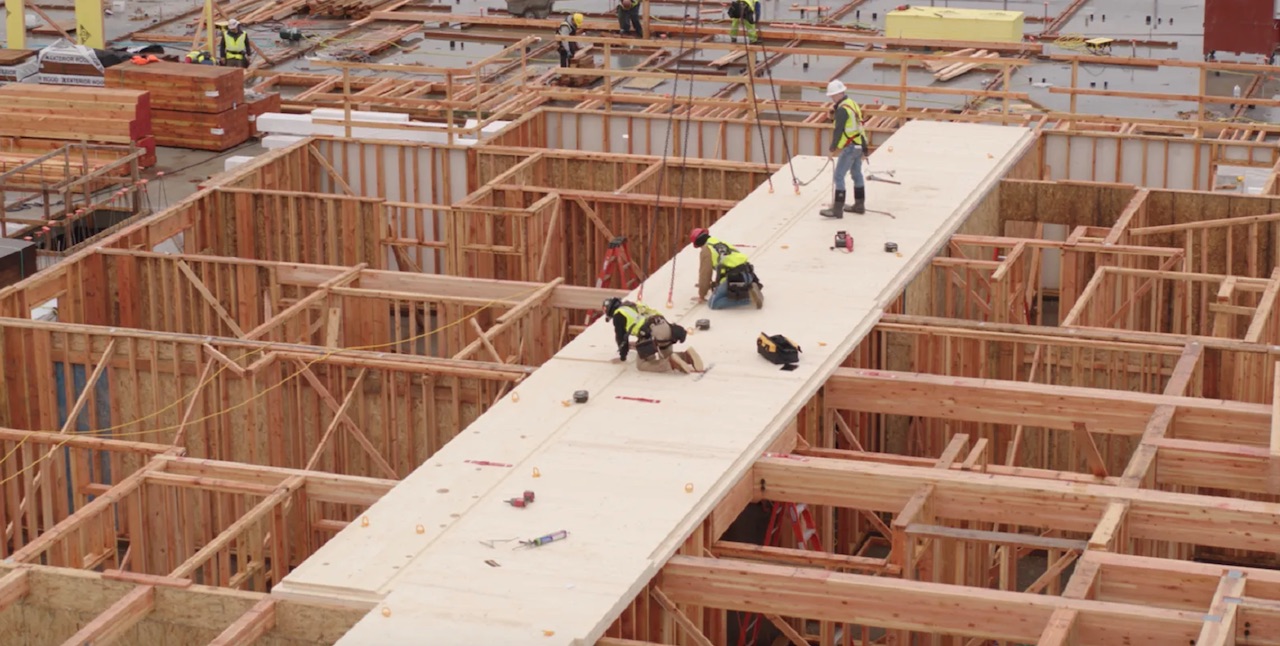 Mass timber program from Defense Department earns AWC support