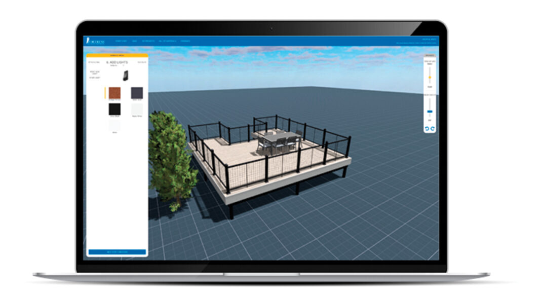 FortressView deck and outdoor visualizer