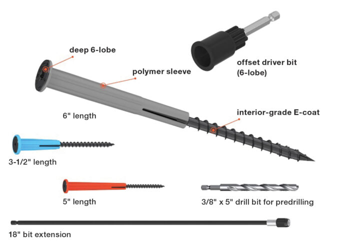 SDPW Deflector screws from Simpson Strong-Tie - LBM Journal